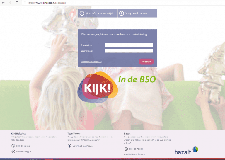 KIJK! in de BSO gaat digitaal - Bazaltgroep